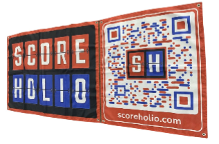 QR Code Banner & Logo Banner – Scoreholio